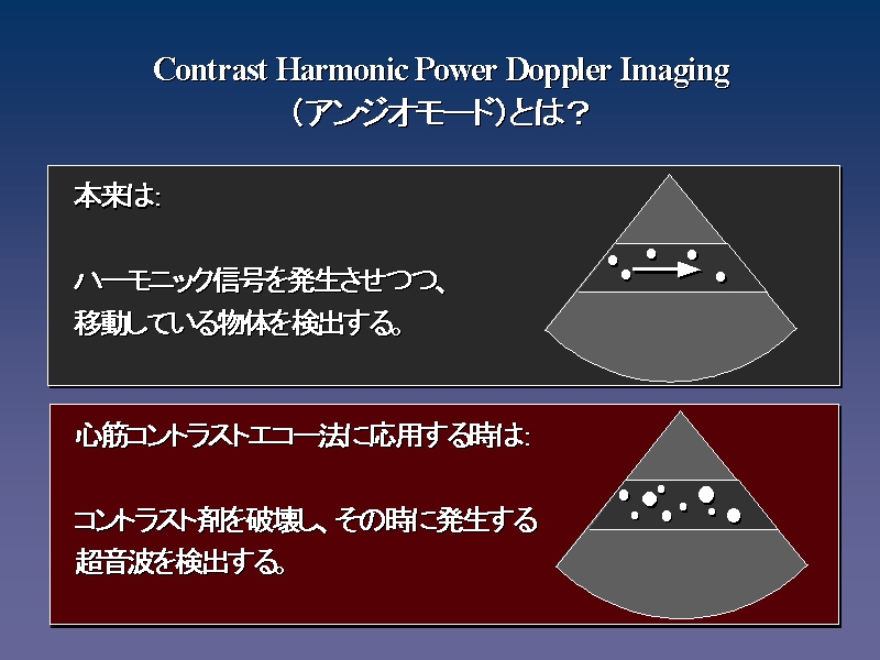 Contrast Harmonic Power Doppler Imaging